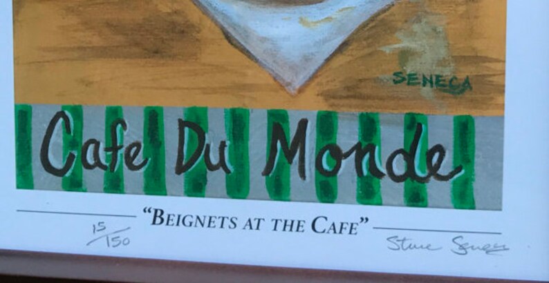 New Orleans Cafe' Du Monde Art Print French Quarter Art - Etsy