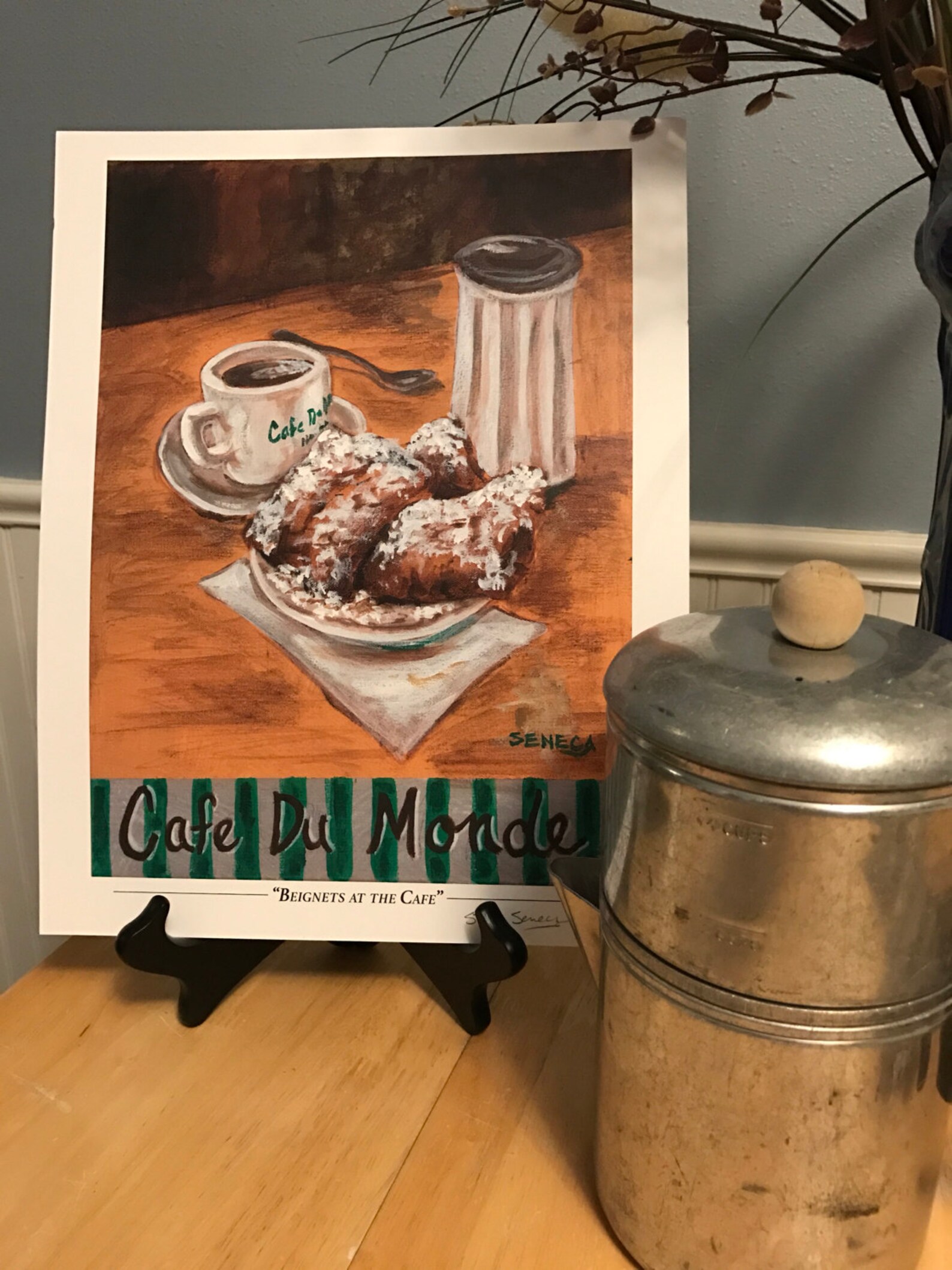 New Orleans Cafe' du Monde art print French Quarter art | Etsy