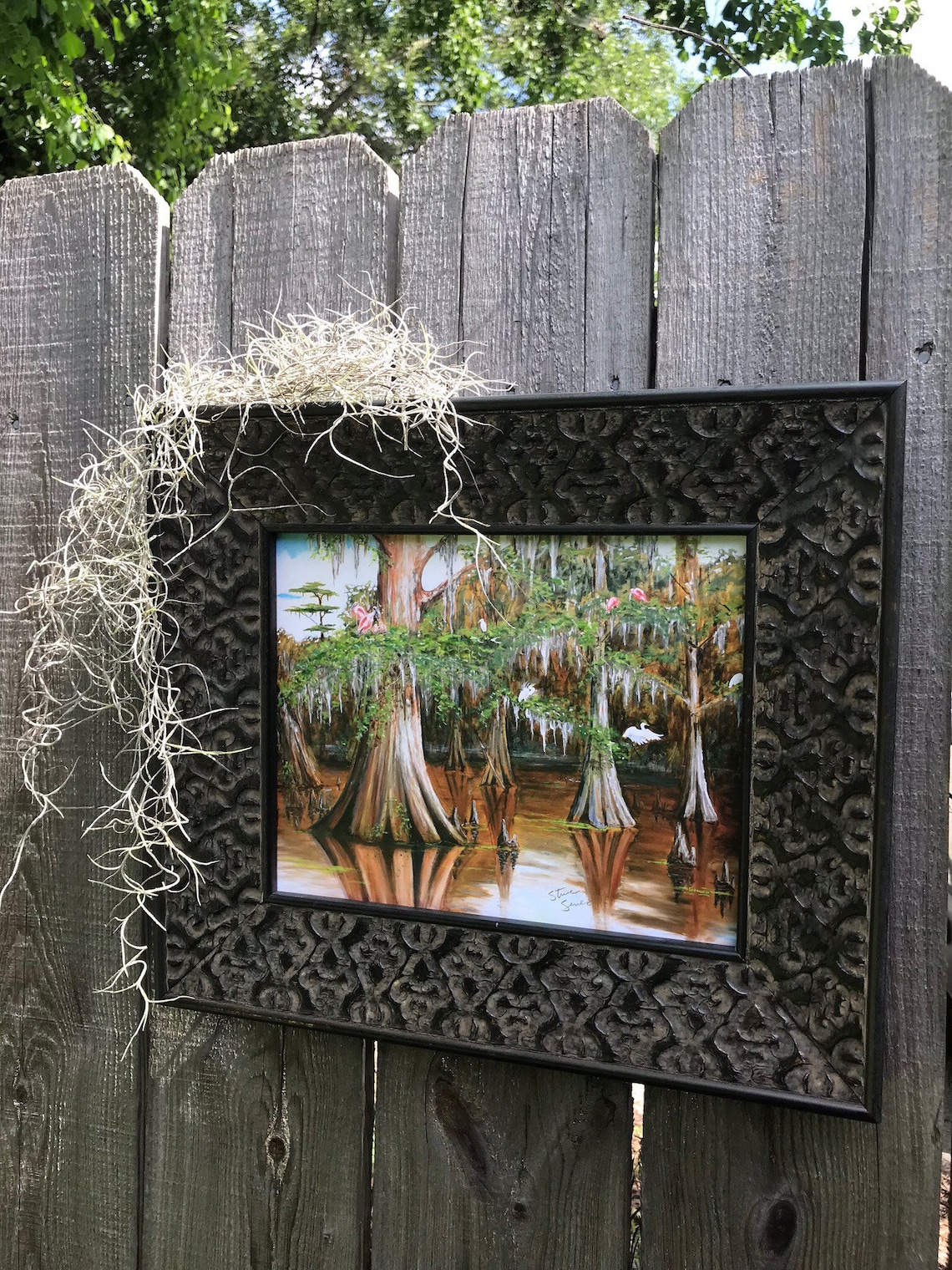 Swamp Birds Louisiana art print Cajun decor Acadiana art | Etsy