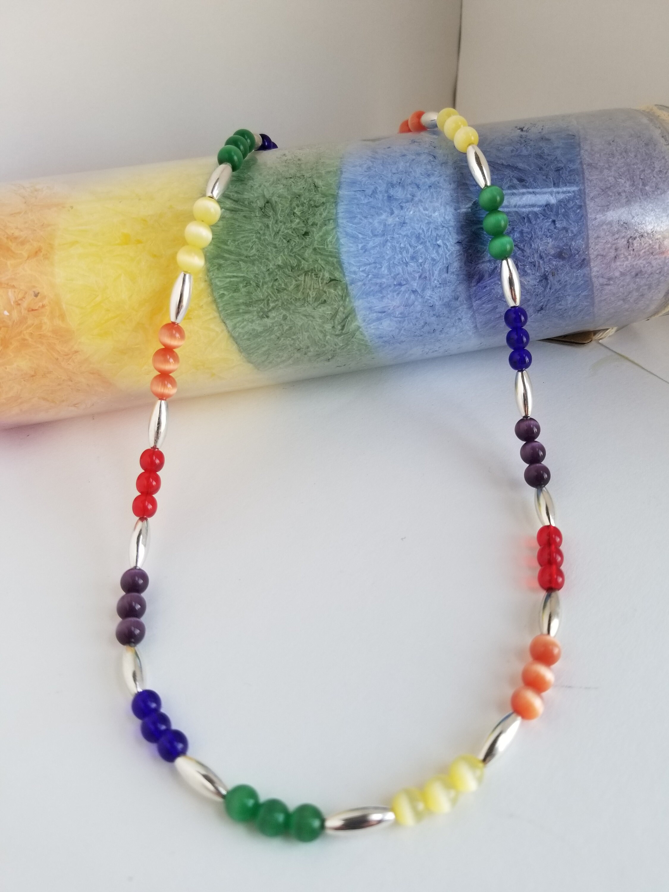 Rainbow Pride Necklace - Etsy