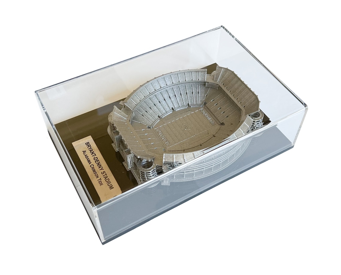 Bryant-denny Stadium Replica Model 3D Alabama Football the - Etsy