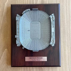 Michigan Stadium Replica Model - Michigan Wolverines - the Big House ...