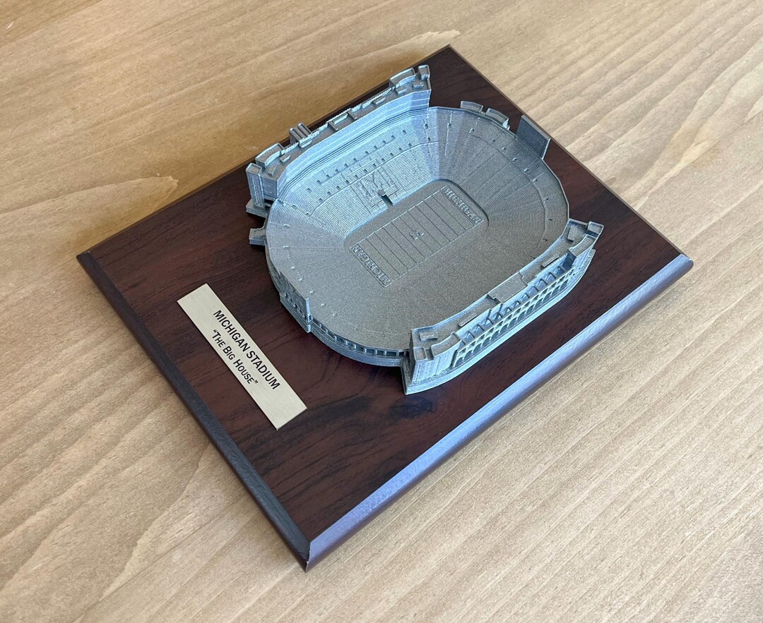 Michigan Stadium Replica Model - Michigan Wolverines - the Big House ...