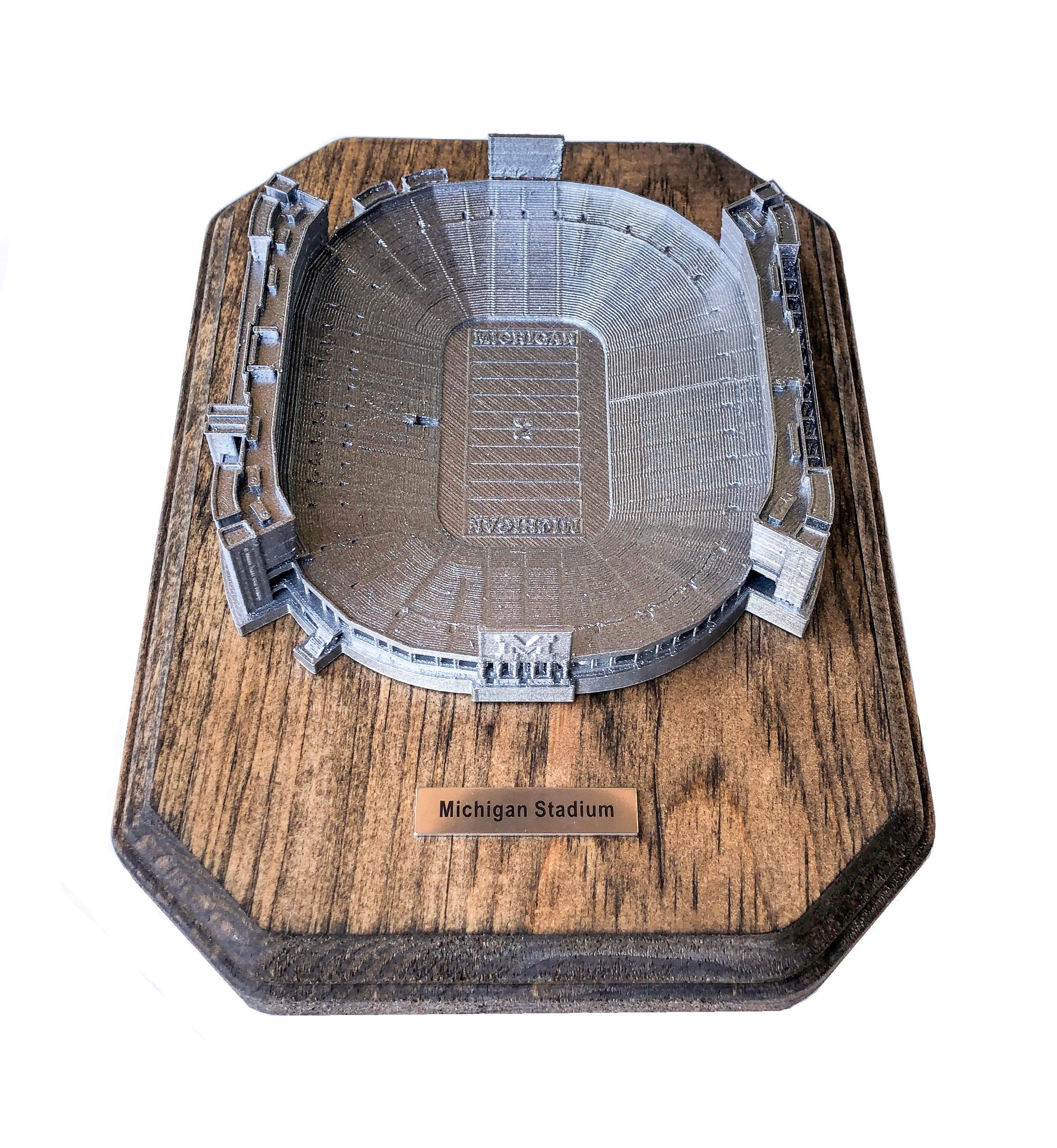 Michigan Stadium Replica Model Michigan Wolverines the Big - Etsy