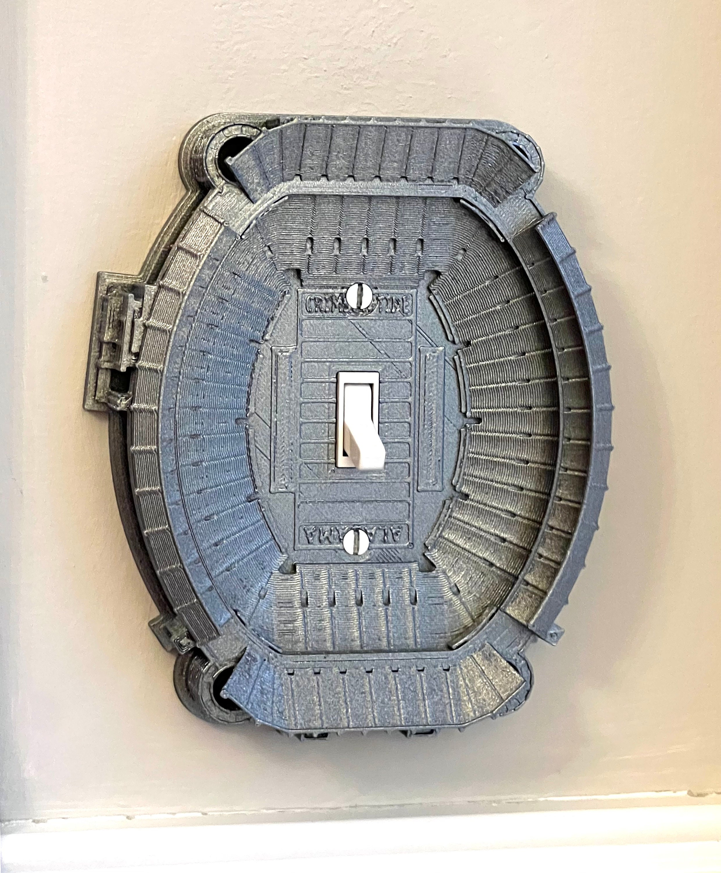 Bryant-denny Stadium Light Switch Cover Alabama Football Crimson Tide ...