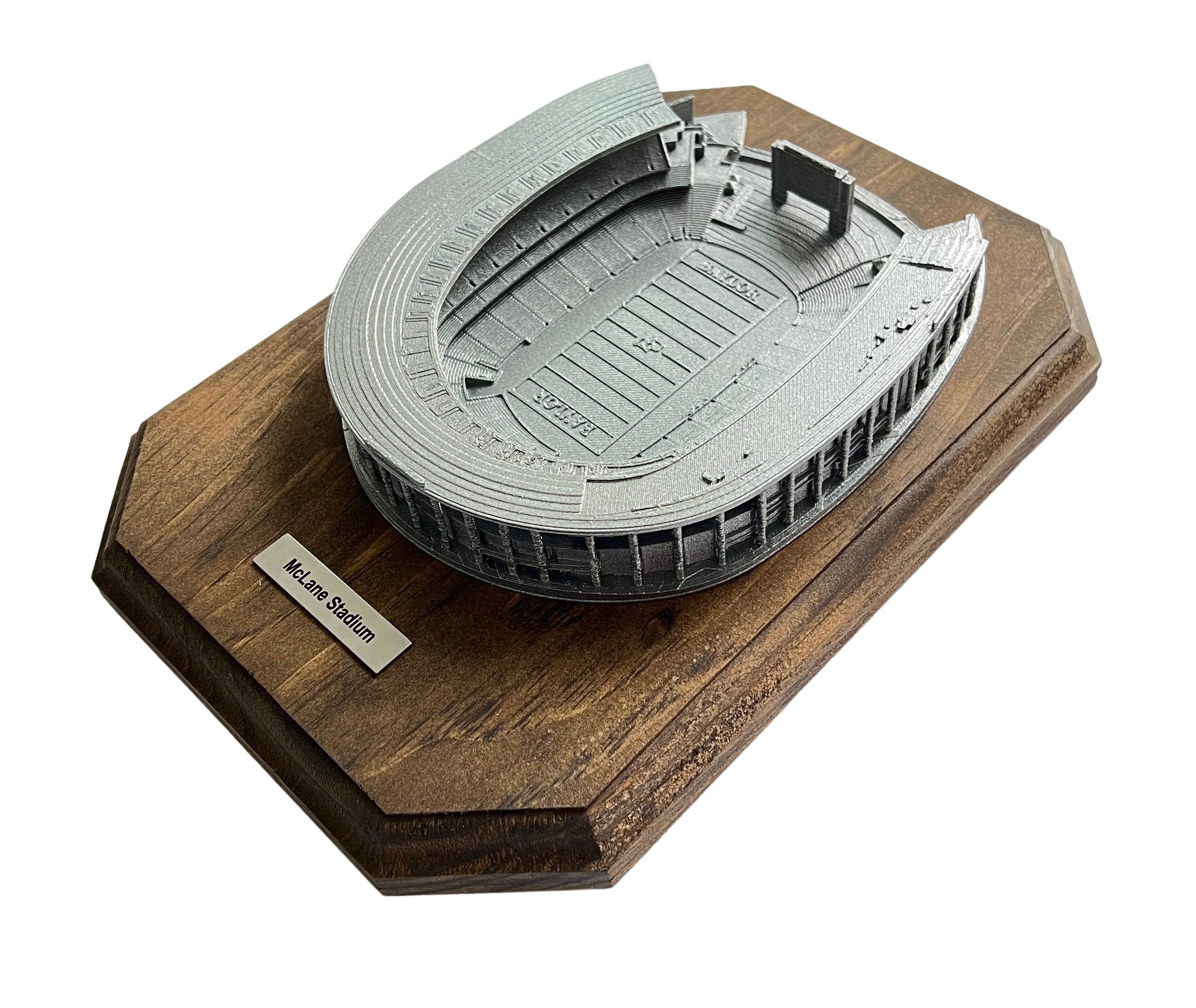 Mclane Stadium Replica Model 3D Baylor Bears Football Baylor University ...