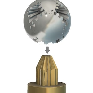 Gear Ball Display Stand - STL 3D Print File - Digital Download ...