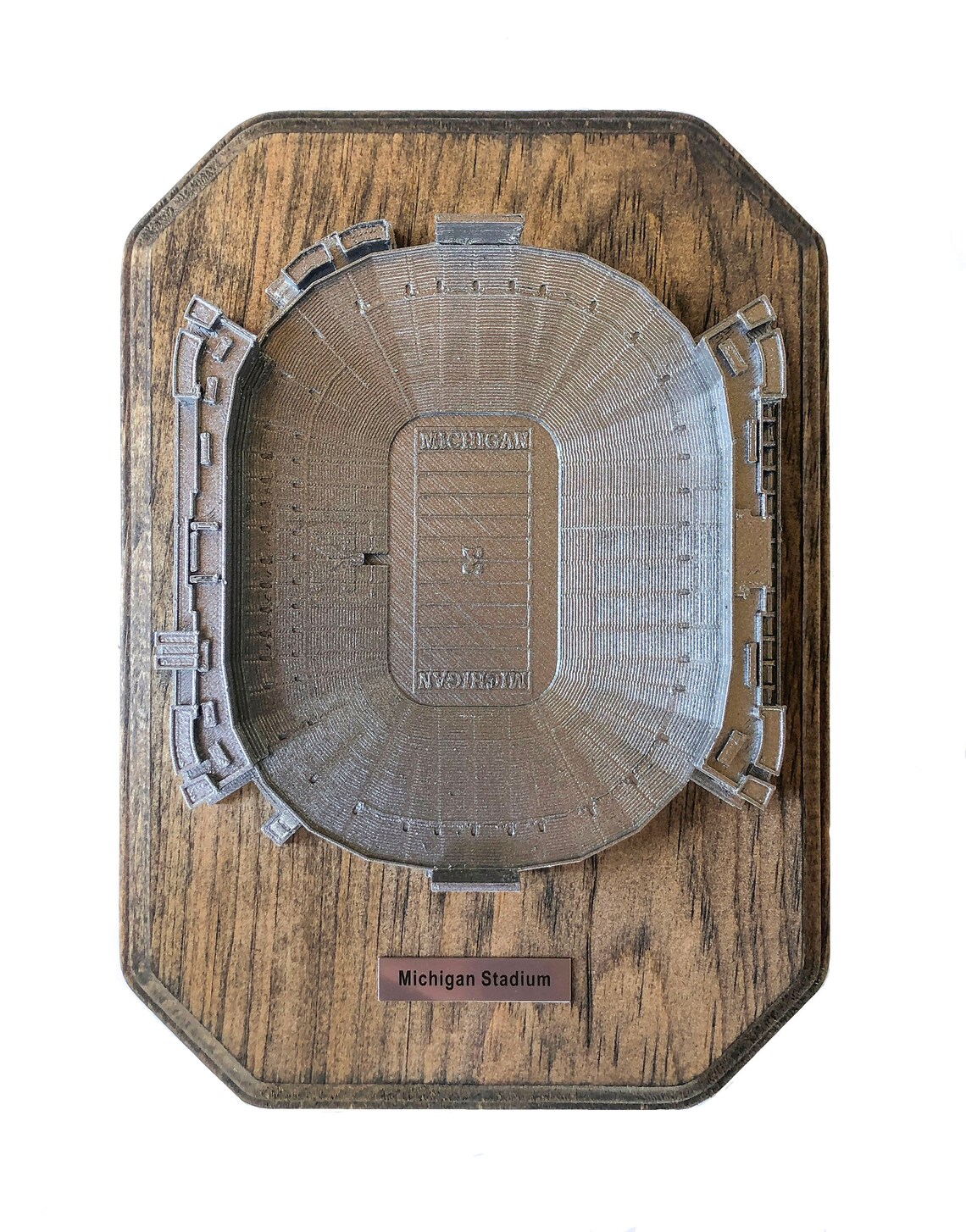 Michigan Stadium Replica Model Michigan Wolverines the Big - Etsy