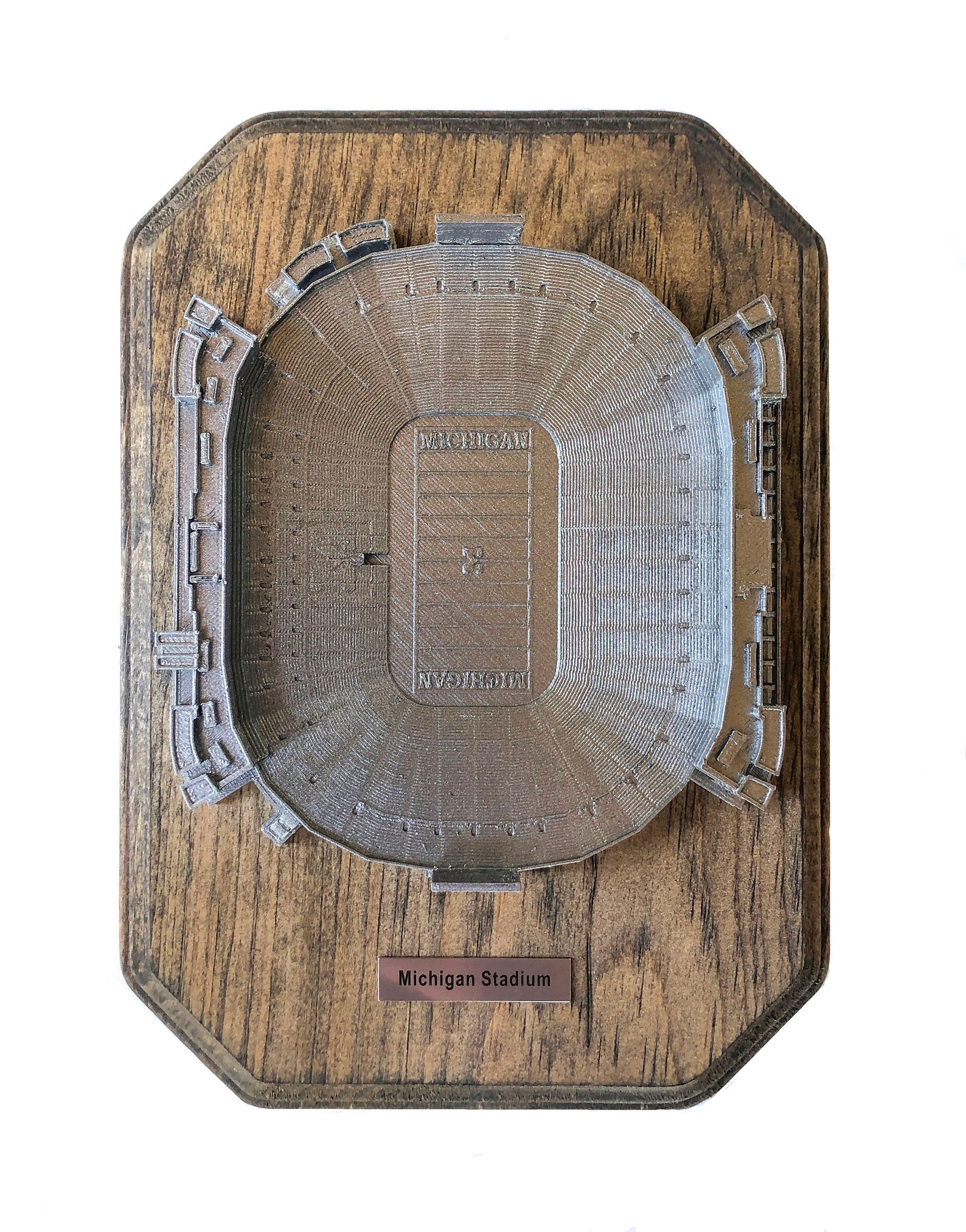 Michigan Stadium Replica Model Michigan Wolverines the Big - Etsy