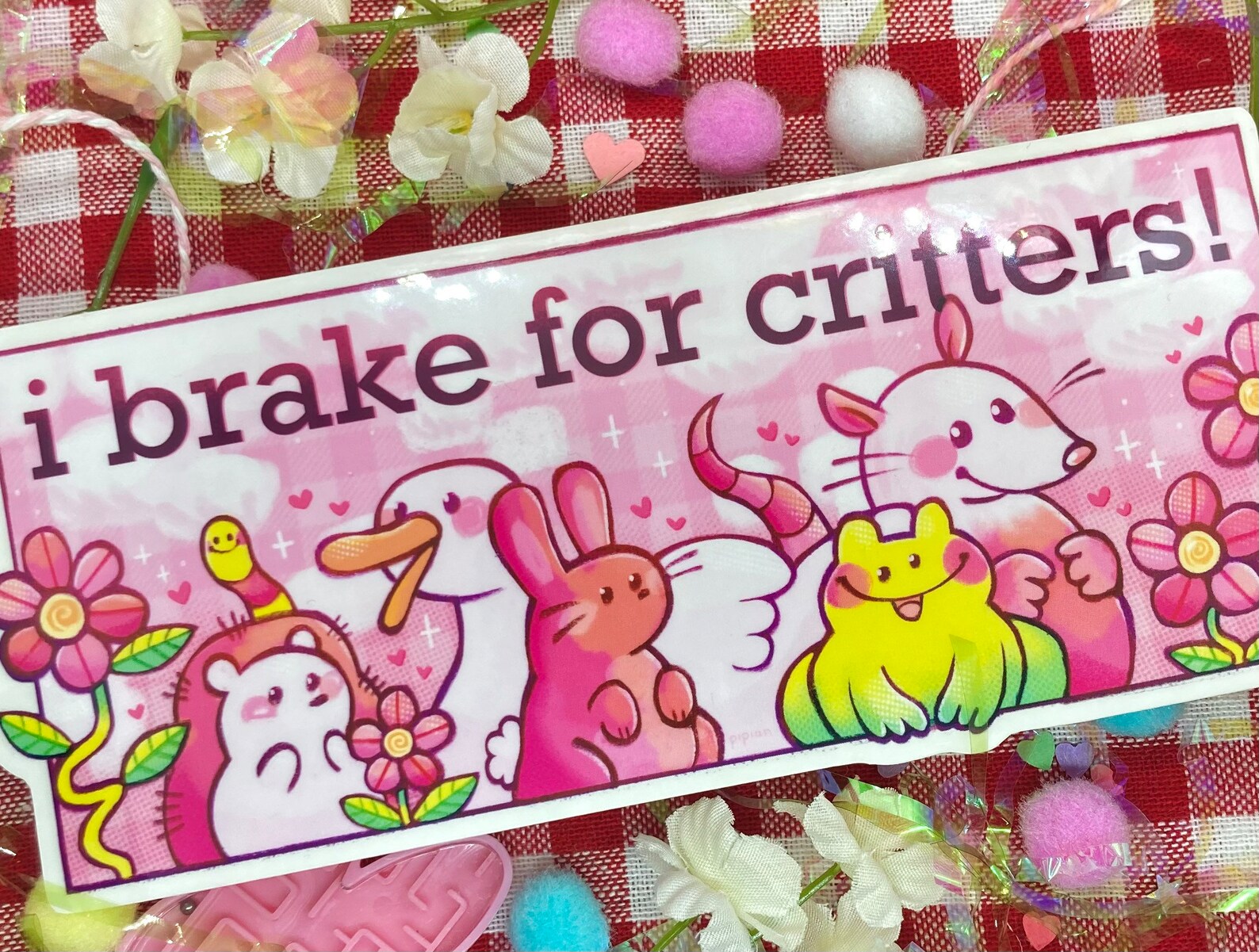 I Brake for Critters Bumper Sticker - Etsy