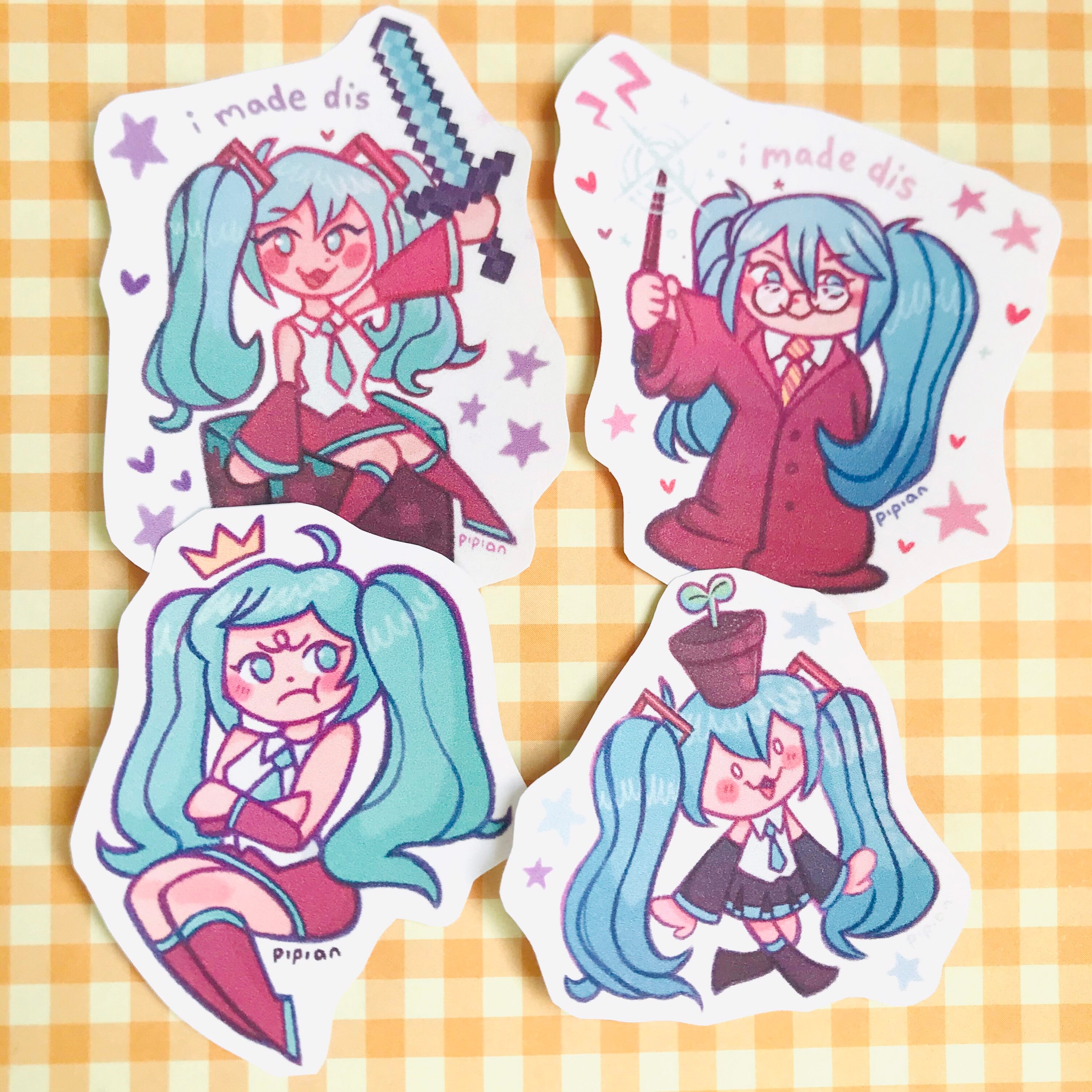 Stickers, Labels & Tags Stickers Paper & Party Supplies Hatsune Miku ...