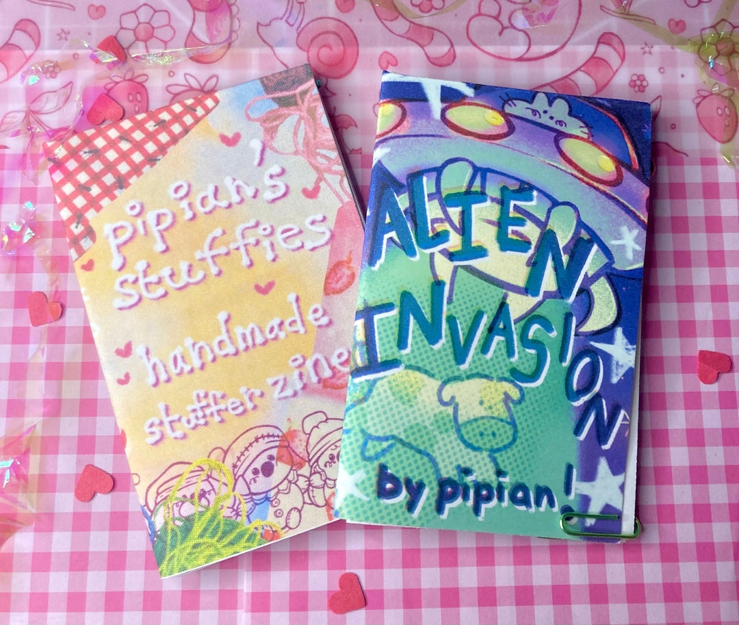 8 Page Zines! Alien Zine, My Handmade Stuffed Animal Zine - Etsy