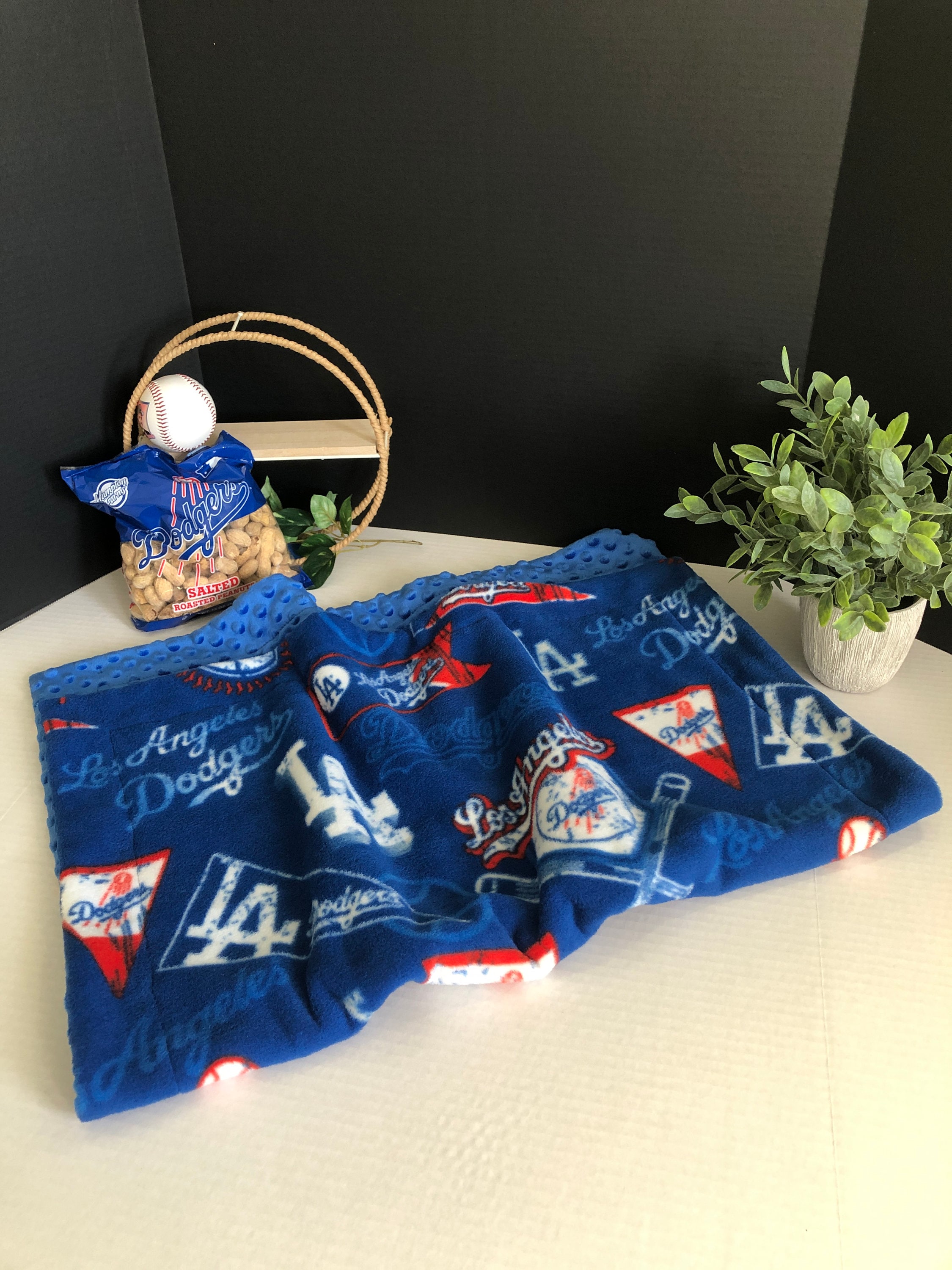 Los Angeles Dodger Baby Blanket - Etsy