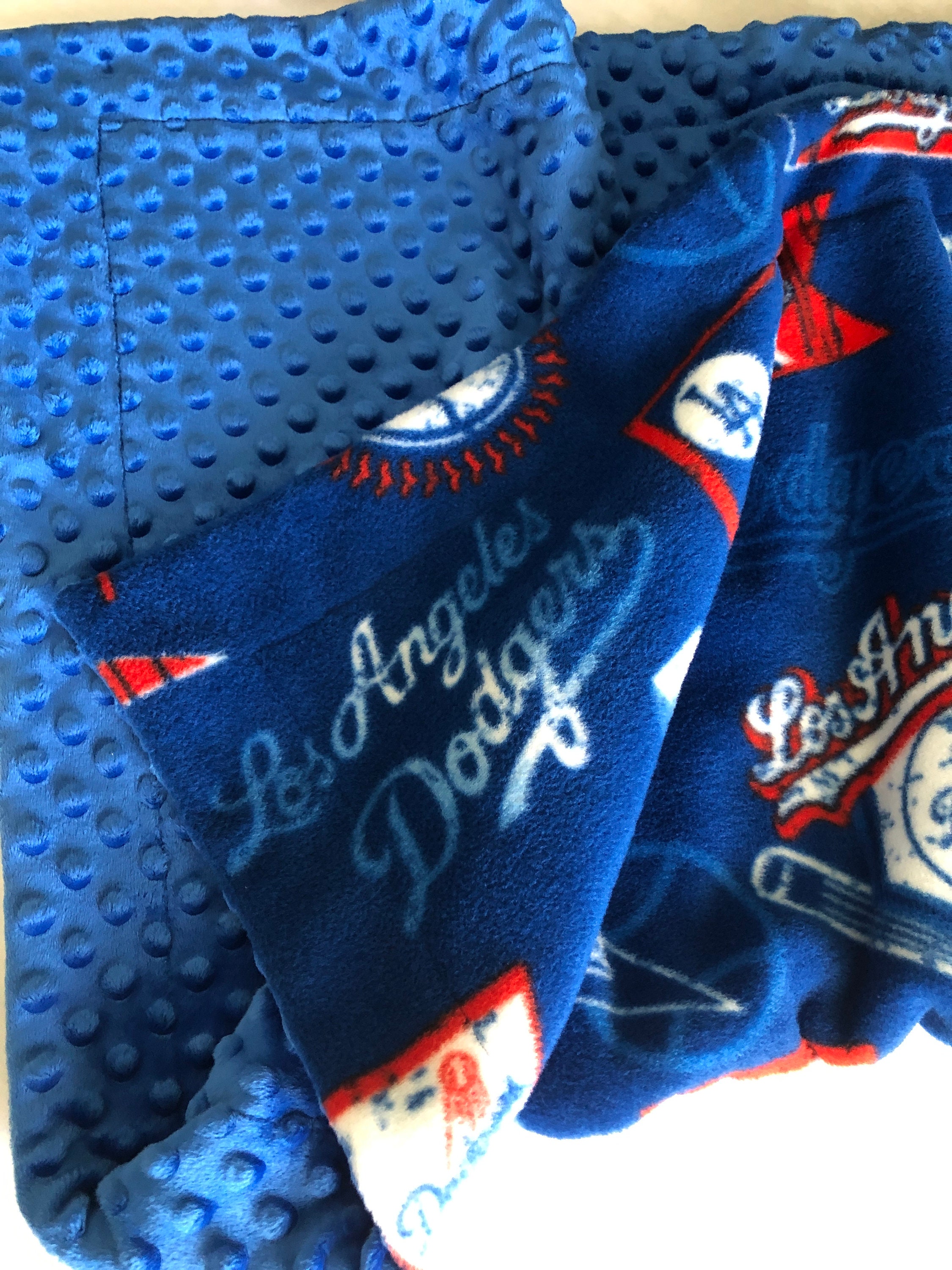 Los Angeles Dodger Baby Blanket - Etsy