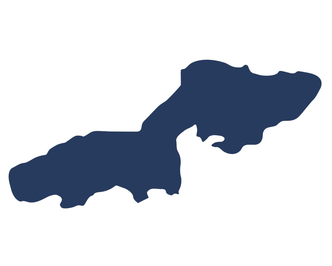 Pewaukee Lake High-resolution Digital File Set - PDF, AI, JPG (instant ...