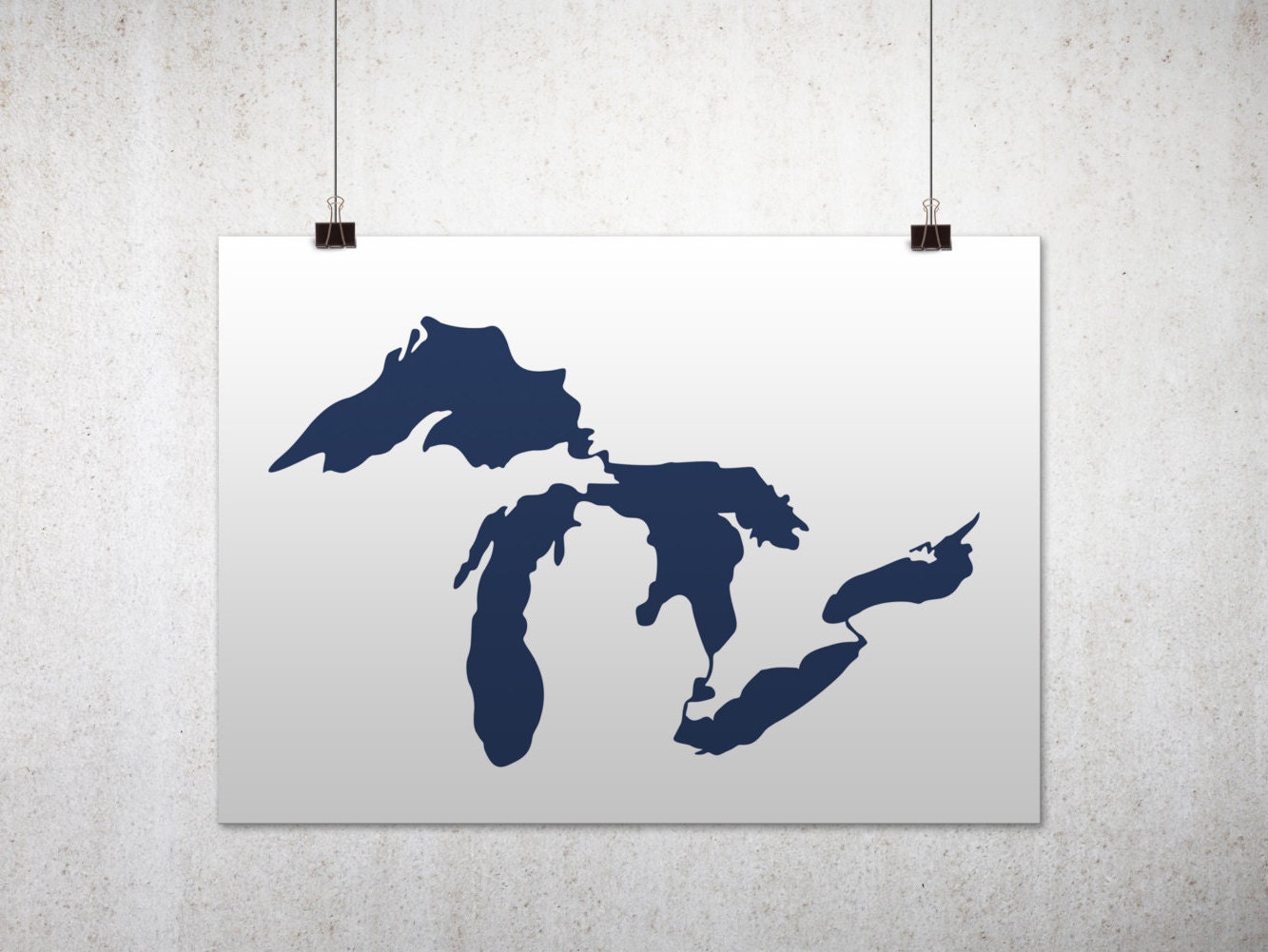 Great Lakes High Resolution Digital File Set - PDF, AI, JPG (instant ...