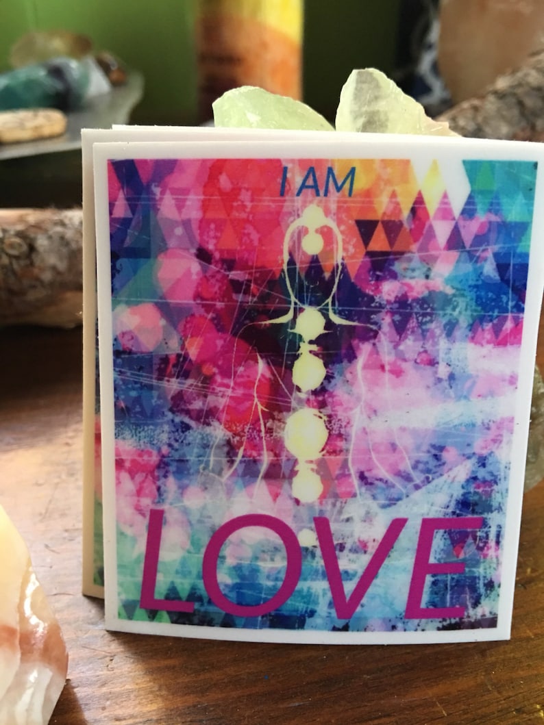 I AM LOVE Sticker - Etsy