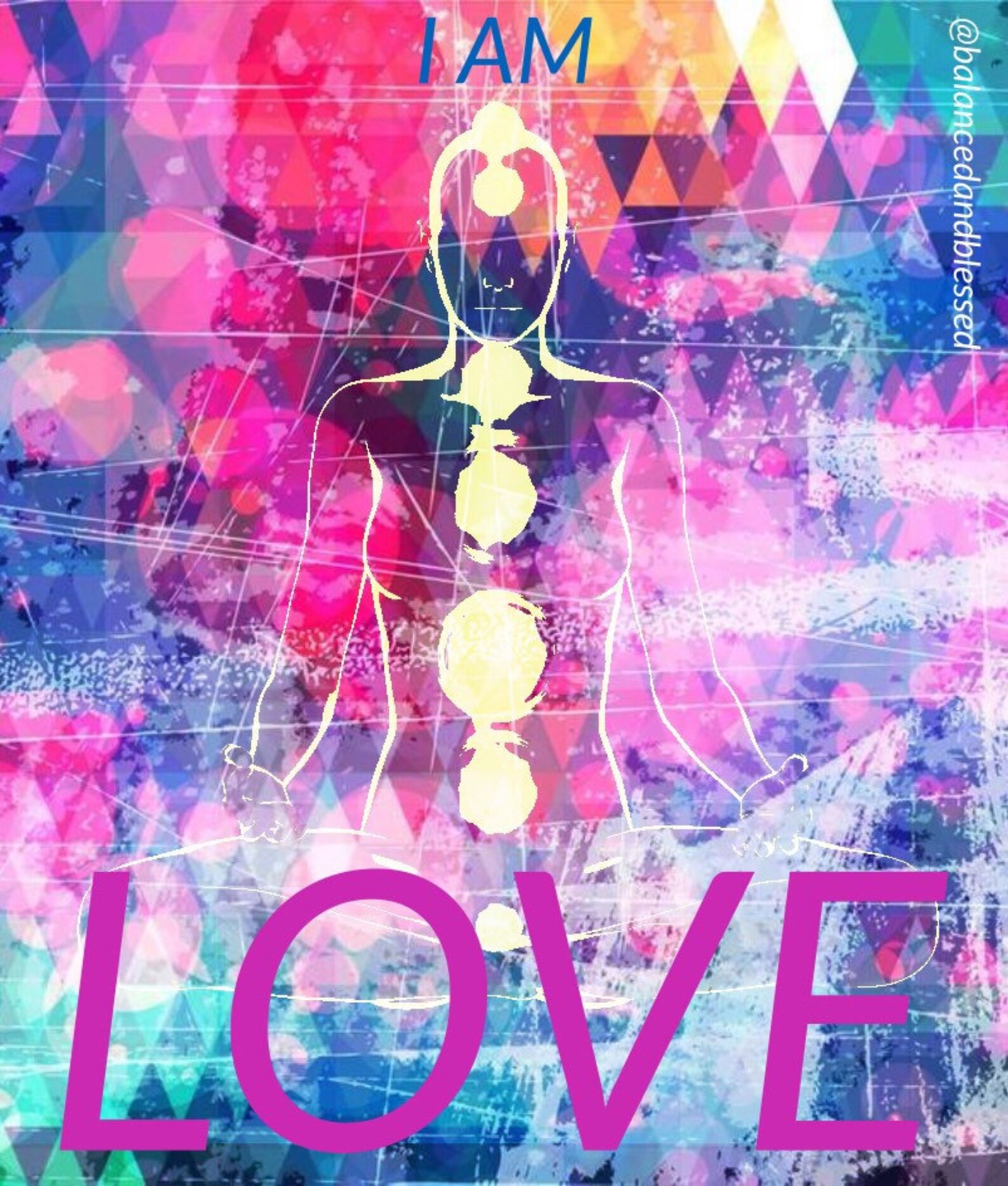 I AM LOVE Sticker - Etsy