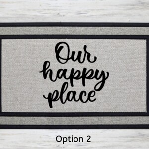 This is Our Happy Place Door Mat - Etsy