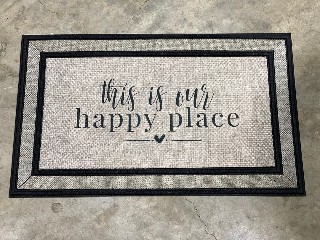 This is Our Happy Place Door Mat - Etsy