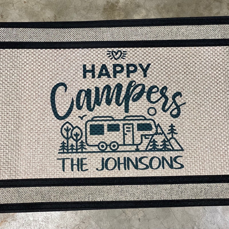Camper Welcome Mat - Etsy