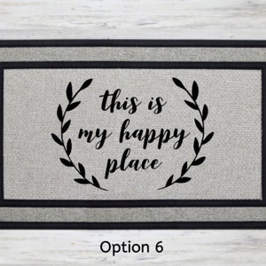 This is Our Happy Place Door Mat - Etsy