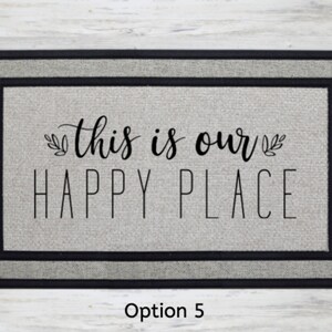 This is Our Happy Place Door Mat - Etsy