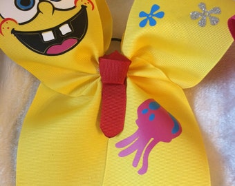 Spongebob Bow - Etsy