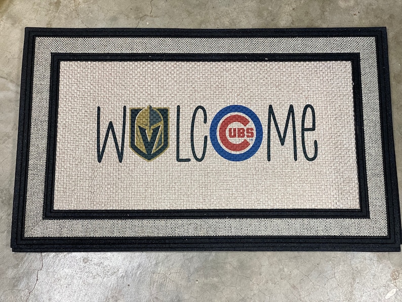 Welcome Sports Team Door Mat. choose Your Teams - Etsy
