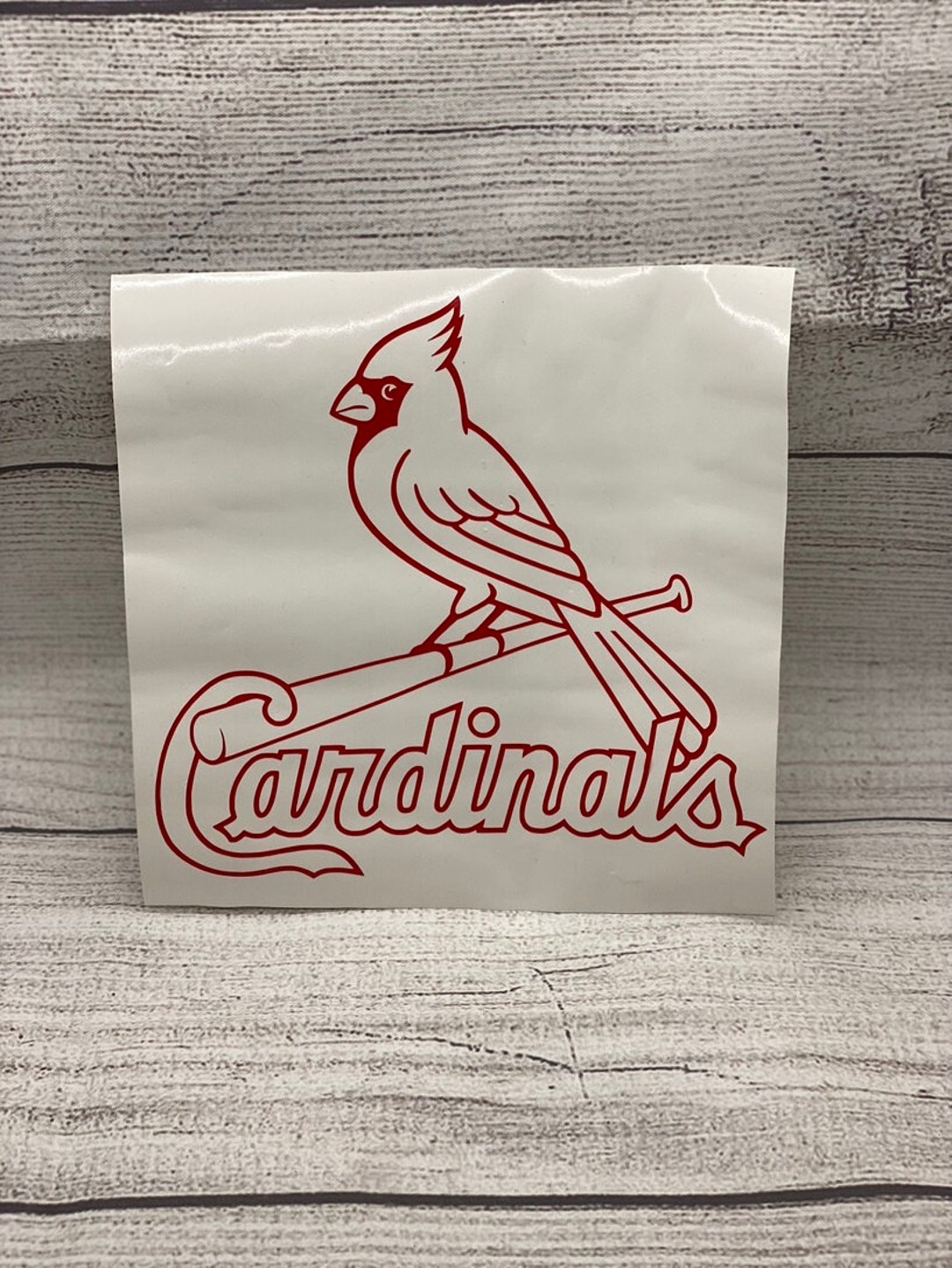 St Louis Cardinals Bird Vinyl Decal/st. Louis Cardinals Bird Yeti ...