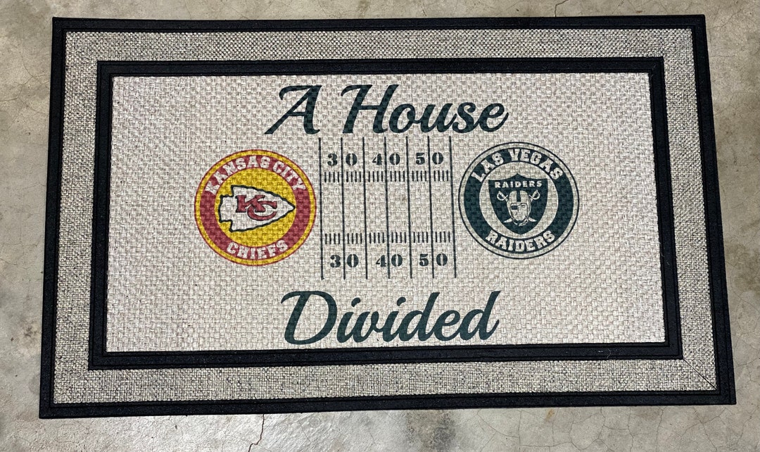 A House Divided Football Door Mat. **choose Your Teams** - Etsy