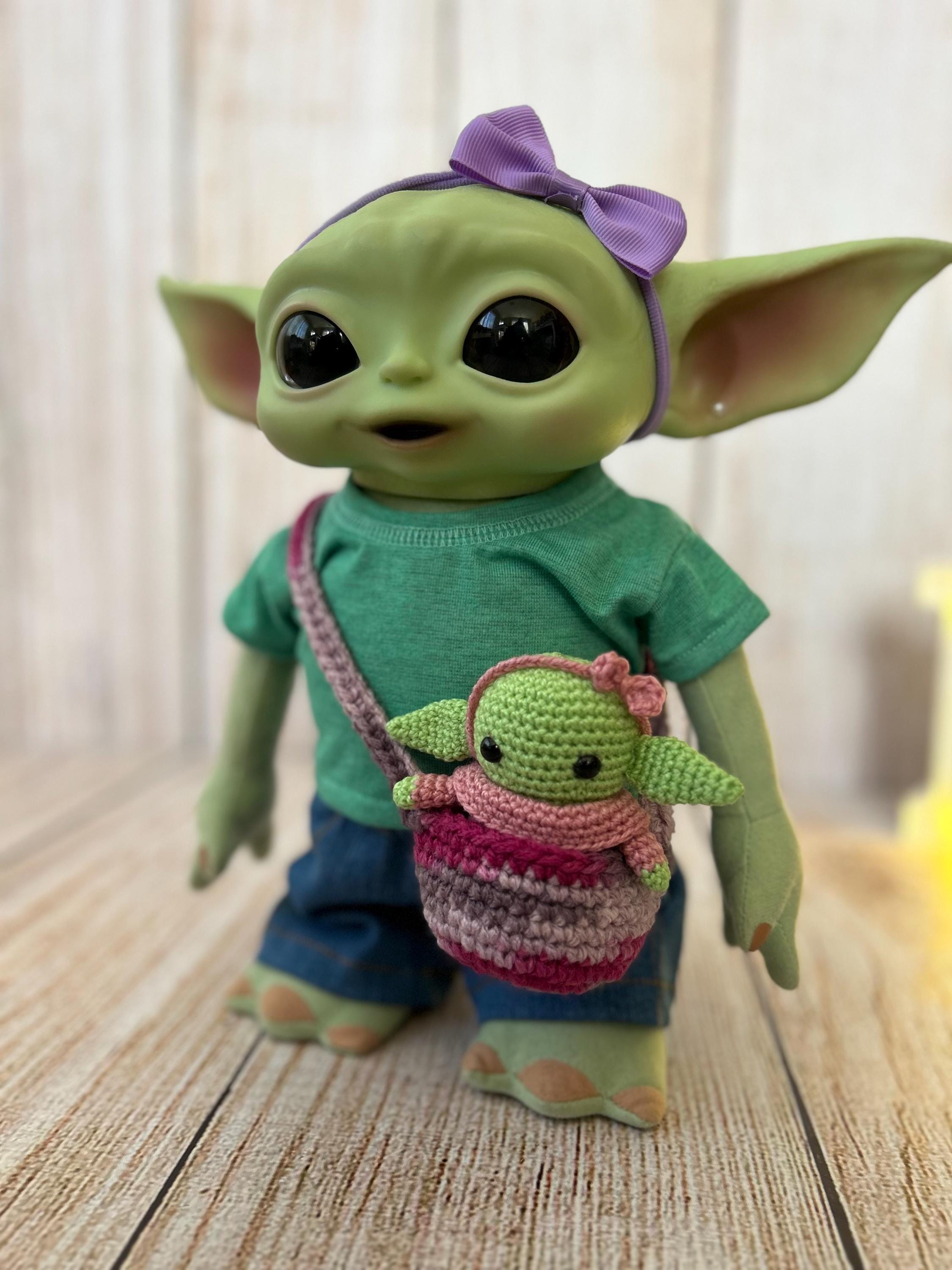 Baby Yoda/grogu Girl Plushie Amigurumi - Etsy