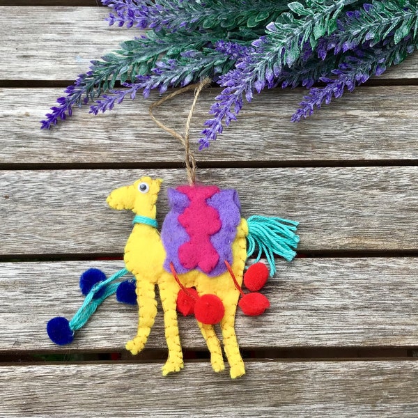 Felt Ornaments Camel - Etsy