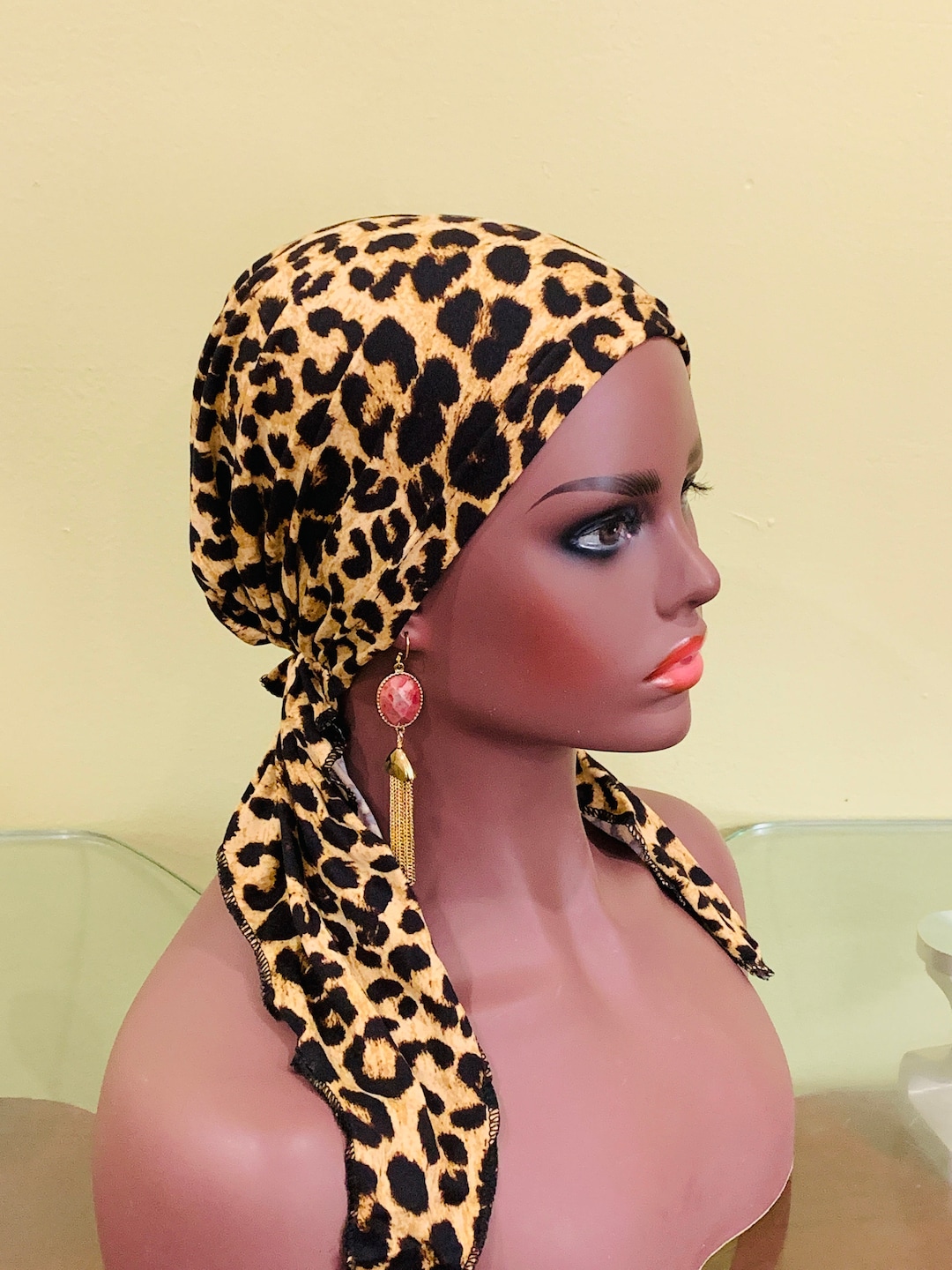 Pre-tied Scarf for Women, Pre-tied Headwraps, Pre-tied Stretch Scarf ...