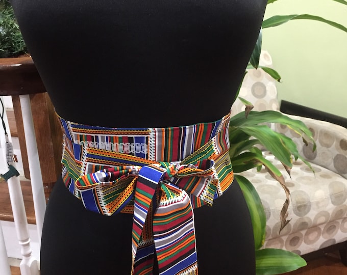 African Obi Belt Ankara Waist Belt African Clothing Waist - Etsy