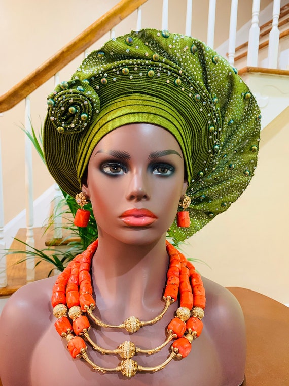 AFRICAN Asoke Auto GELE - AFRICANFABRICSPOT