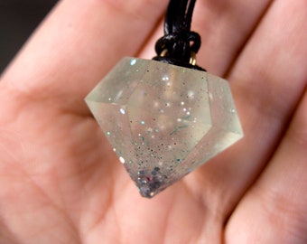 Fake diamond necklace | Etsy