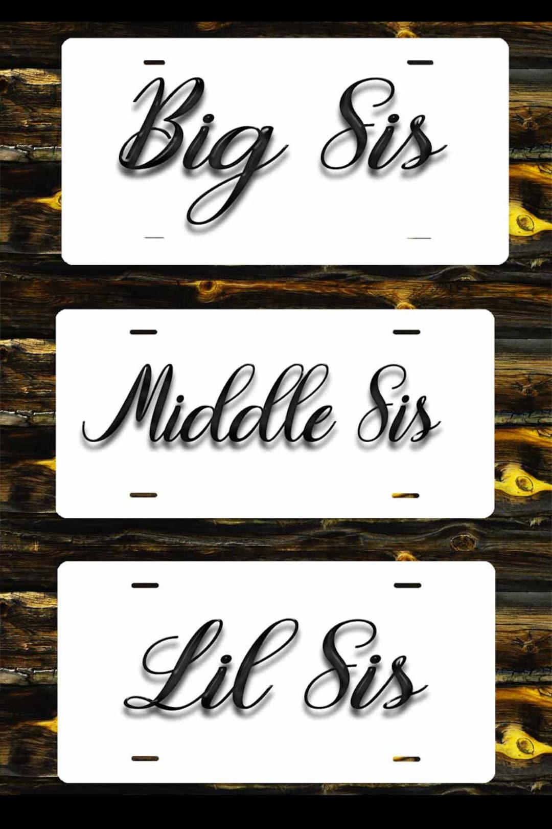 Sister's License Plate, Car, Truck, Bike, Motorbike License Plate, Tag ...