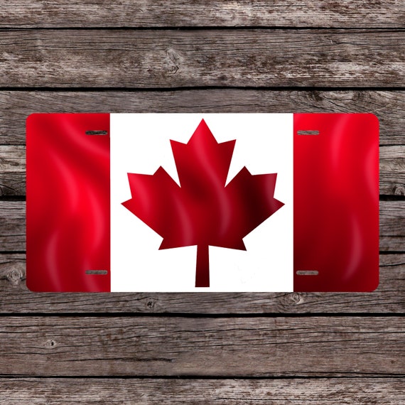 Shipping Deadline Nov 30th Canada Flag License Plate Car - Etsy