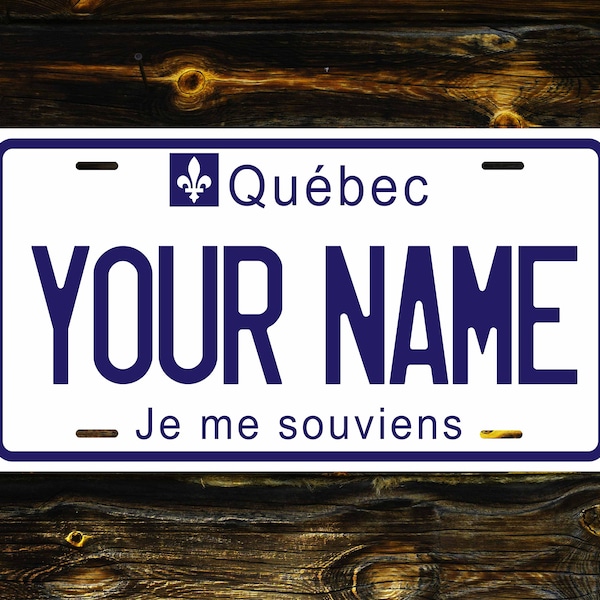 Quebec License Plate - Etsy
