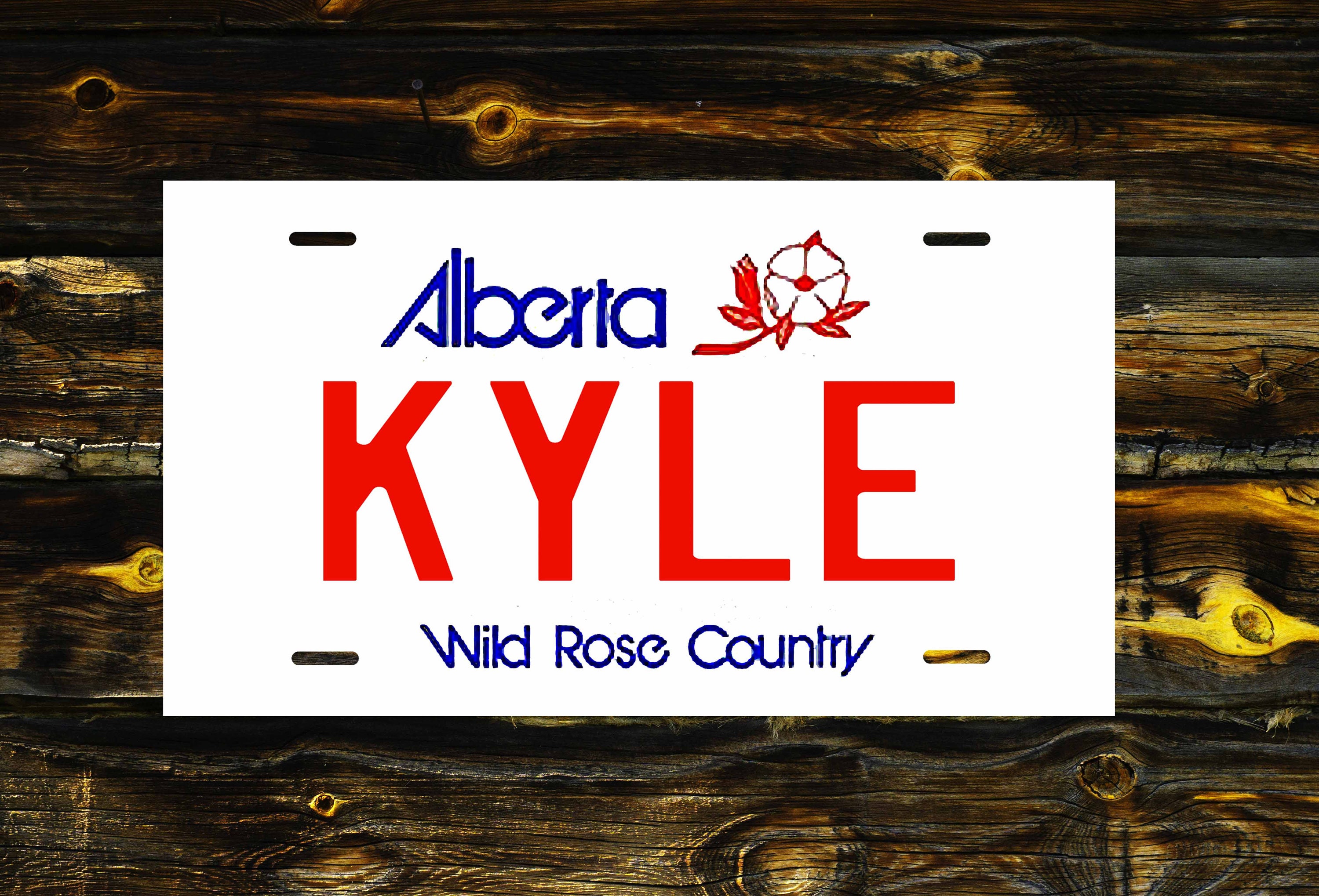 Alberta License Plate, Province, Canada, Personalized Car, Truck, Bike ...
