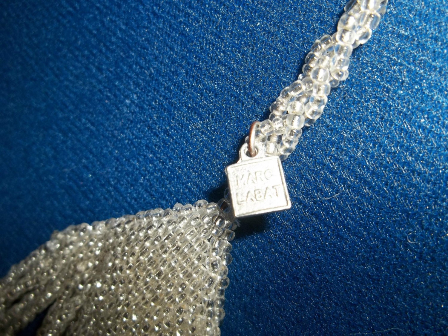 Rare Vintage Estate Marc Labat Glass Beaded Necklace - Etsy