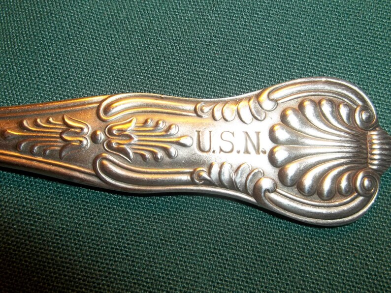 Vintage WWII US Navy Serving Spoon - Etsy