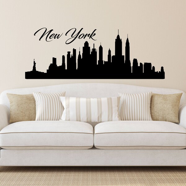 New York Wall Decal - Etsy