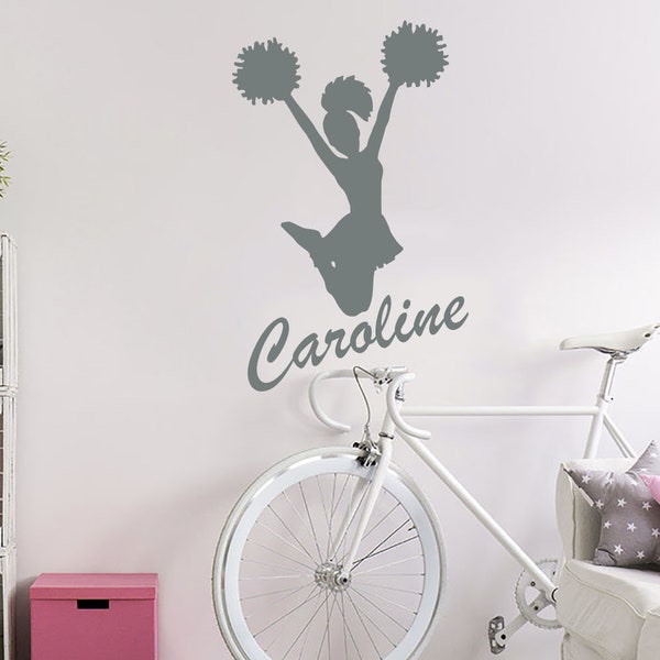 Cheerleader Decal - Etsy