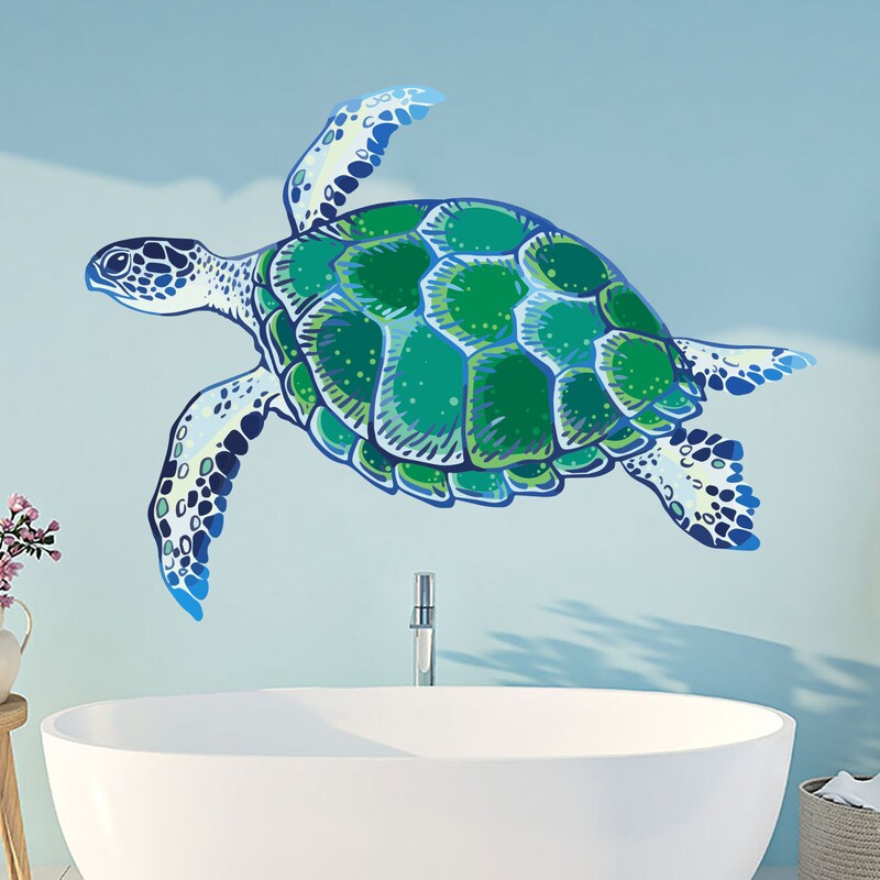 Turtle Wall Stickers - Etsy