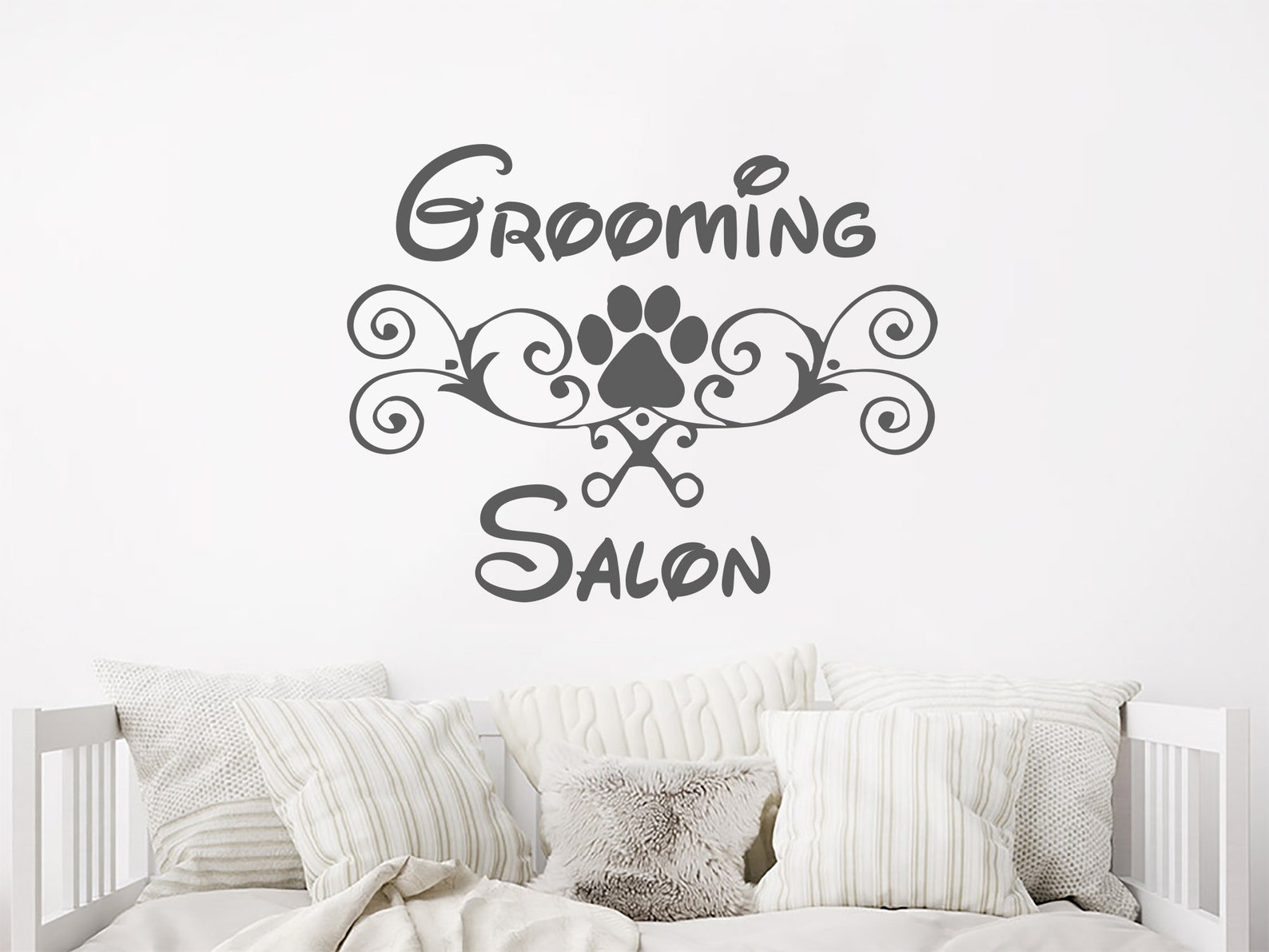 Grooming Salon Wall Decal Animals Vinyl Sticker Decals Petshop Dog ...