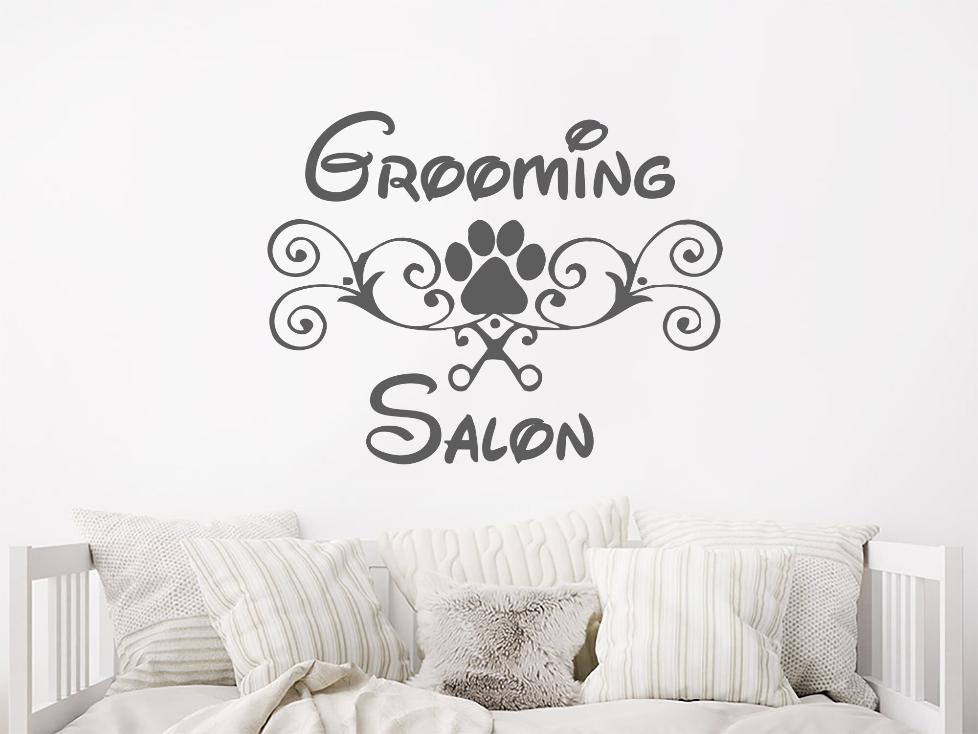 Grooming Salon Wall Decal Animals Vinyl Sticker Decals Petshop Dog ...