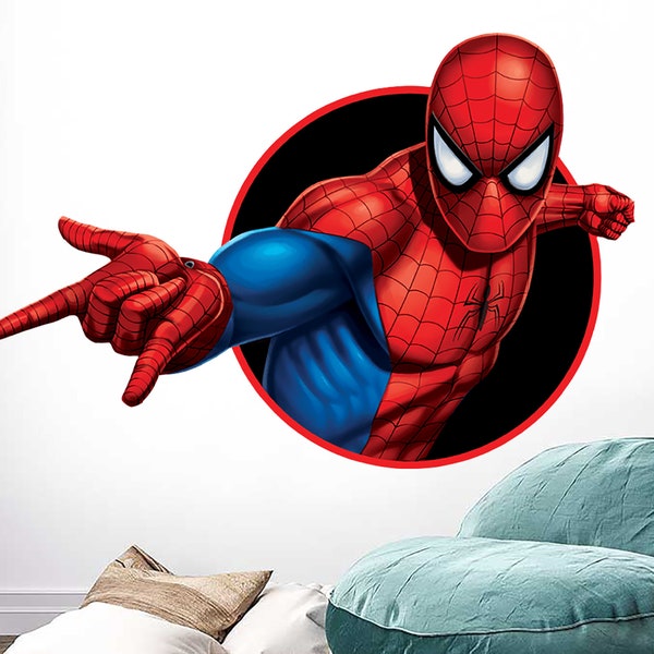 Spiderman Wall Decal - Etsy