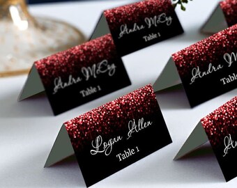 Red Black Wedding | Etsy